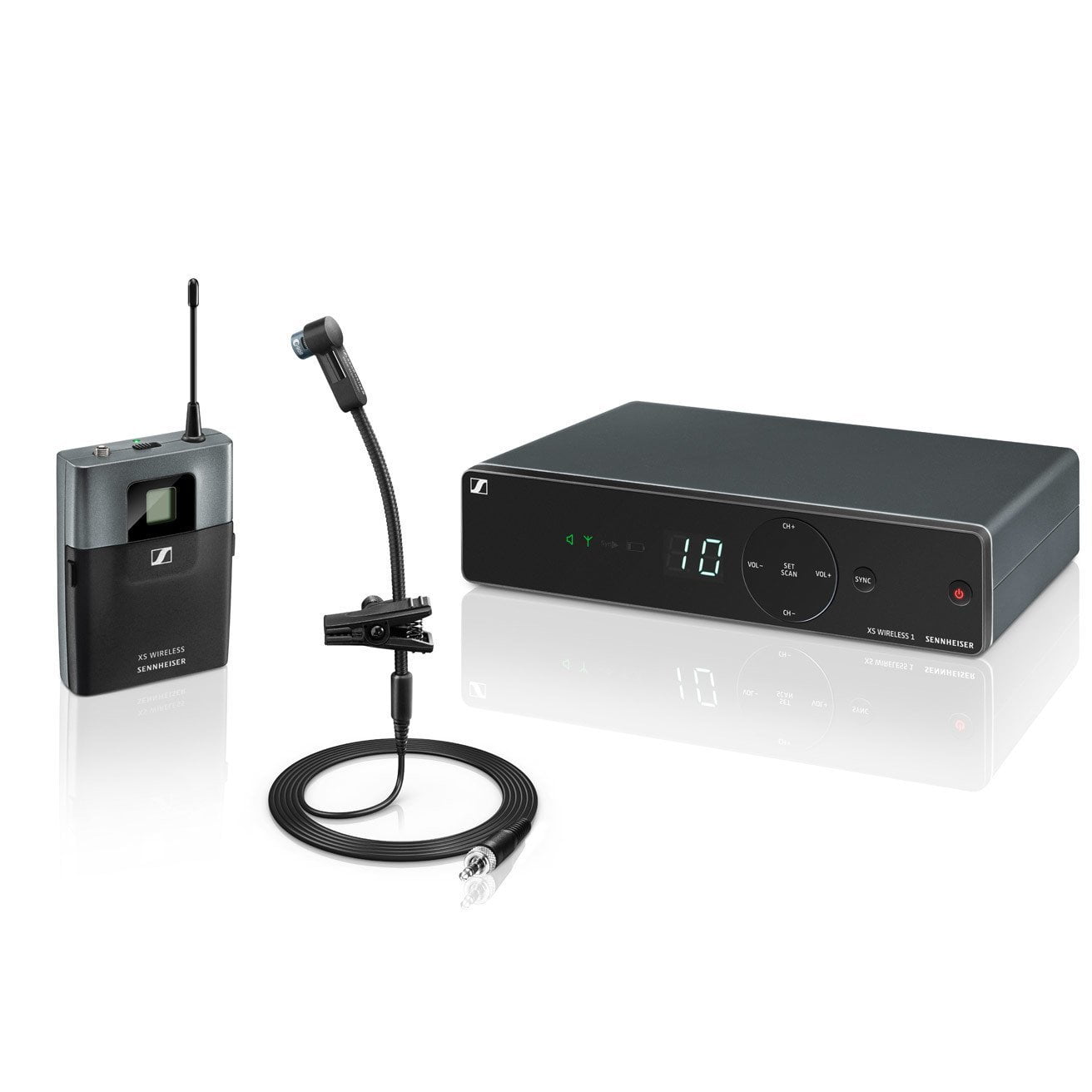 Sennheiser | XSW 1-908-GB - Wireless Wind Instrument Mic set with e 908 ...