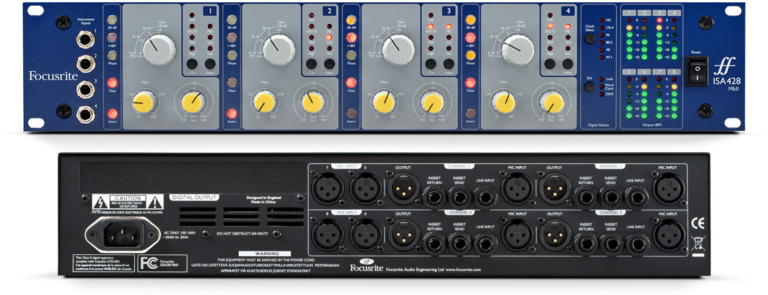 Focusrite | ISA 428 MkII - 4 Channel Classic ISA Mic Preamp/DI - Nub ...